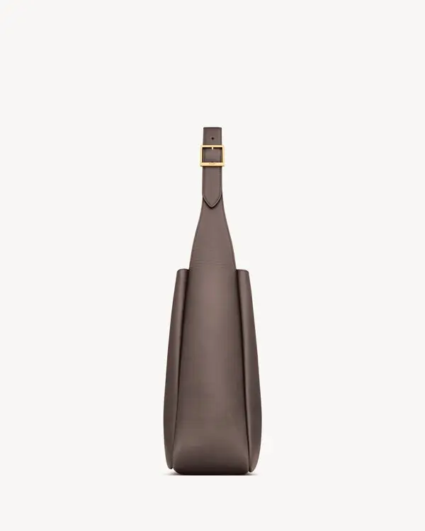 Saint Laurent Le 5 À 7 Supple Large Grained Leather Shoulder Bag - Brown