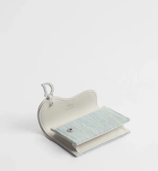 Dior Saddle Bloom Card Holder
