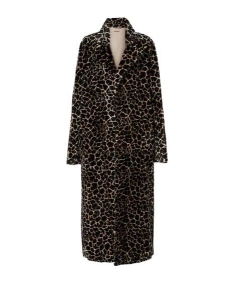 Dodo Bar Or Mlp Leopard-print Shearling Coat - Black