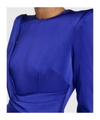 Alex Perry Draped Satin Gown
