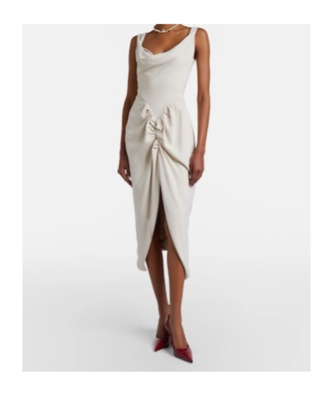 VIVIENNE WESTWOOD Panther Draped Midi Dress