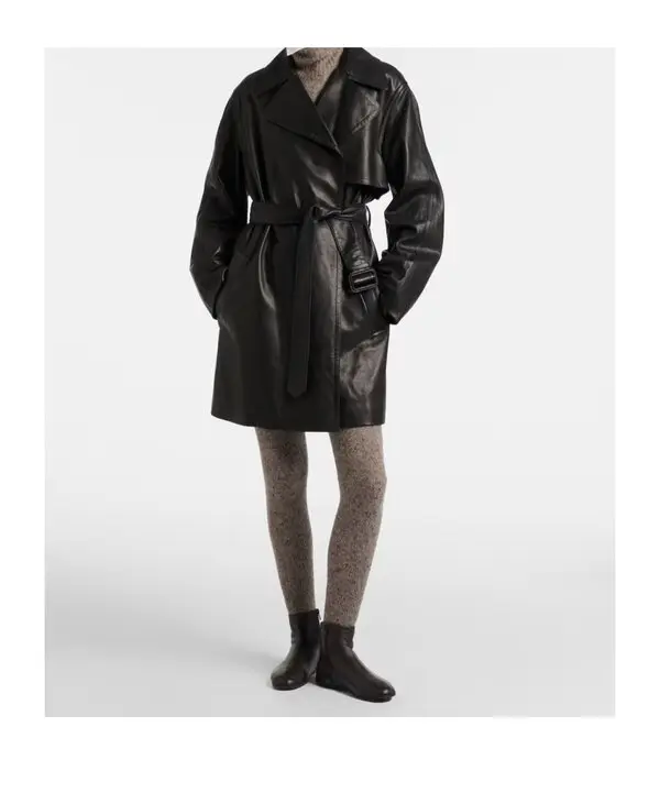 THE ROW Siempra Leather Coat