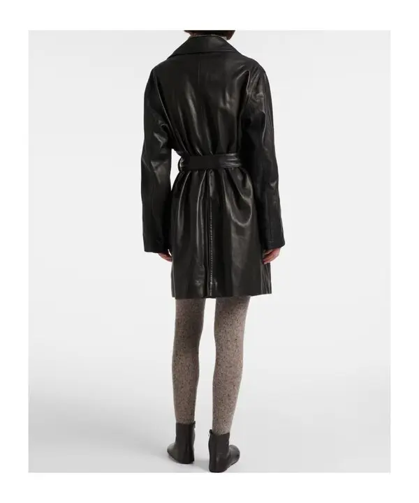 THE ROW Siempra Leather Coat