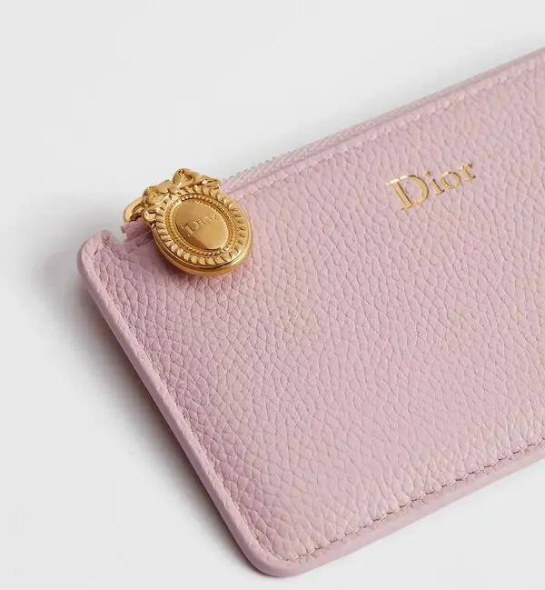 Dior Médaillon Cosmos Zipped Card Holder
