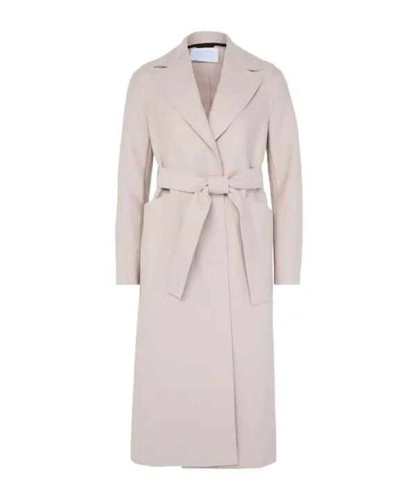 Harris Wharf London Long Sleeve Belted Coat