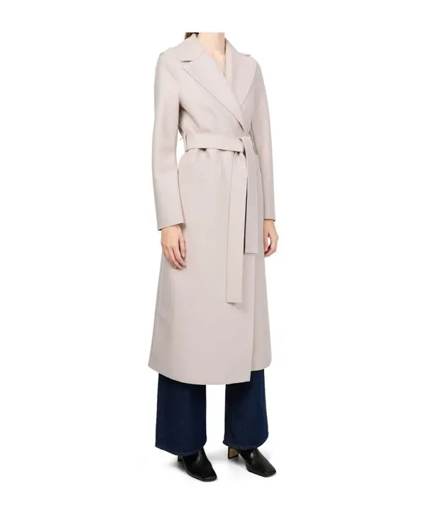 Harris Wharf London Long Sleeve Belted Coat