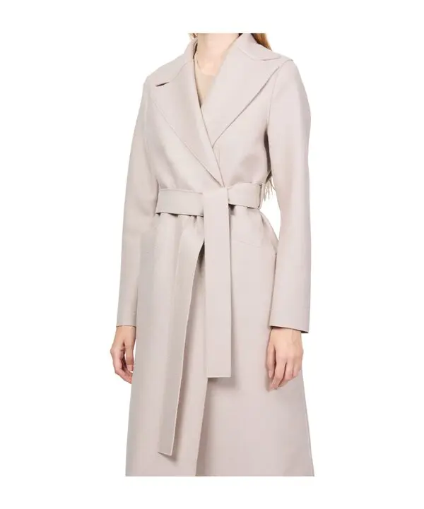 Harris Wharf London Long Sleeve Belted Coat