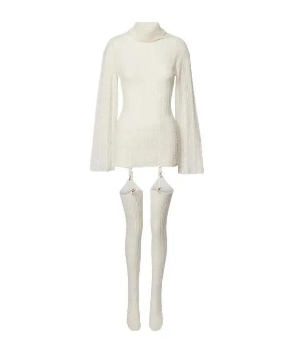 AYA MUSE Long Sleeve Dress With Socks