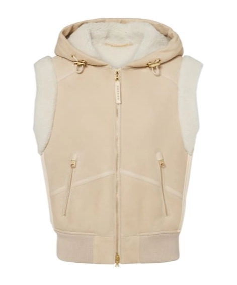 Bogner Finel Suede Ski Jacket - Nude