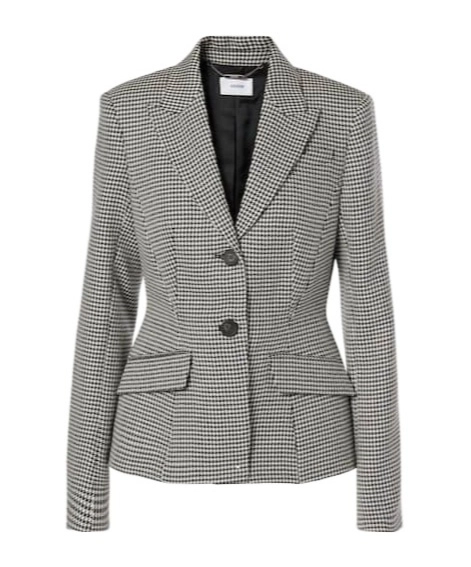 Erdem Houndstooth Wool Blazer