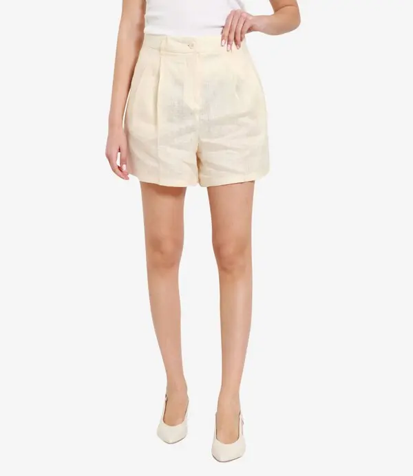 SEMICOUTURE Pleated Detail Shorts