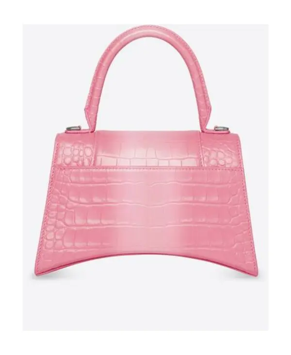 Balenciaga Hourglass Embossed Shoulder Bag