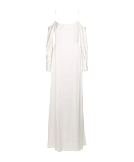 Galvan Bridal Valencia Silk Satin Gown - White