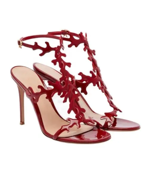 GIANVITO ROSSI Patent Leather Stiletto Sandals