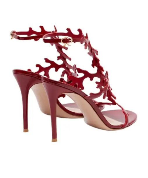 GIANVITO ROSSI Patent Leather Stiletto Sandals