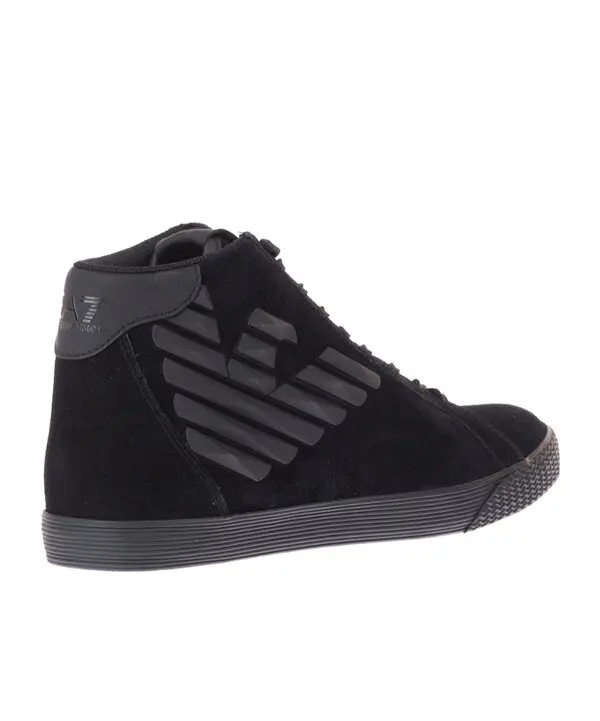 EA7 Lace-up High-top Sneakers