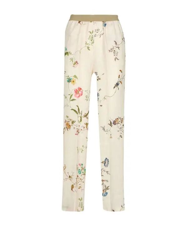 SEMICOUTURE Floral Pattern Casual Pants