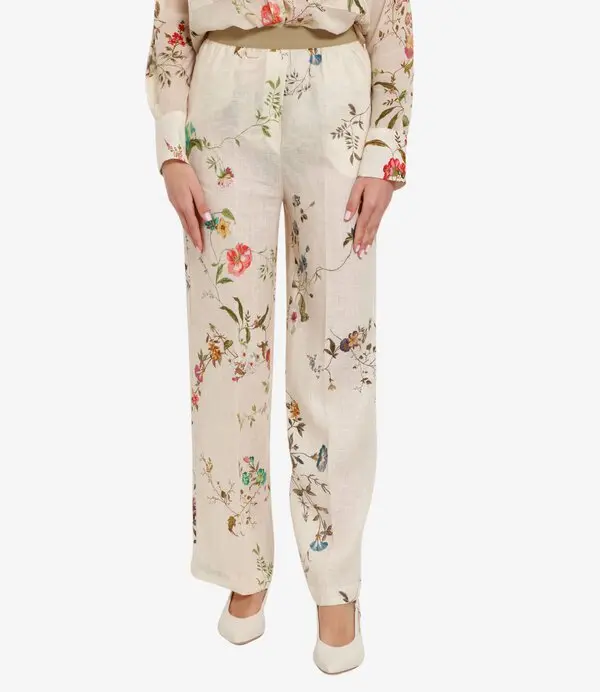 SEMICOUTURE Floral Pattern Casual Pants