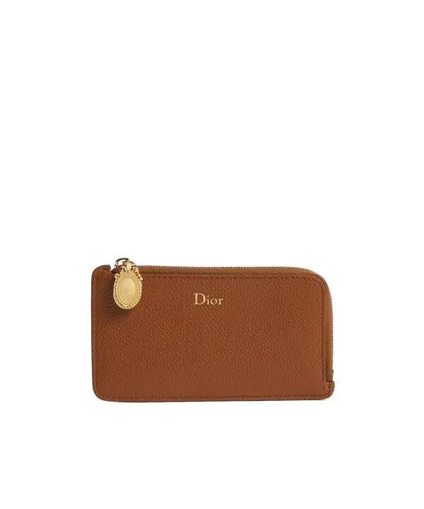 Dior Médaillon Cosmos Zipped Card Holder