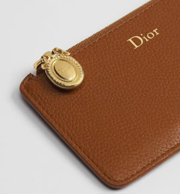 Dior Médaillon Cosmos Zipped Card Holder