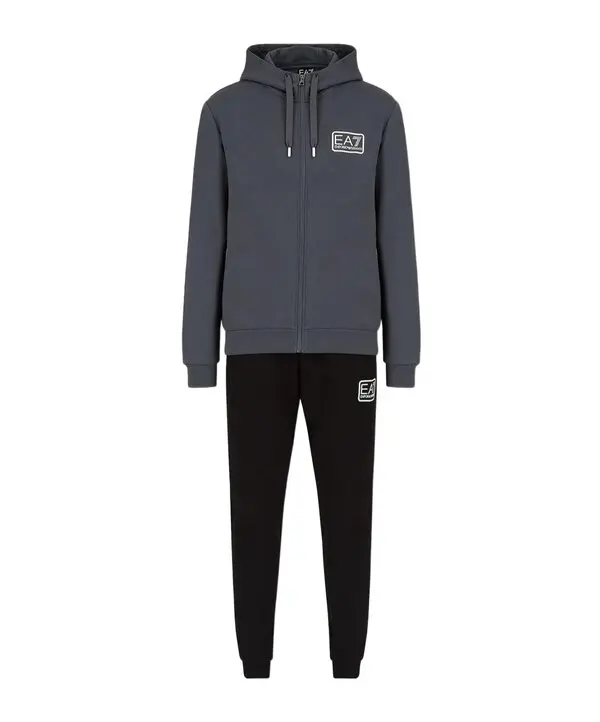 EA7 Hooded Sports Suit - Black