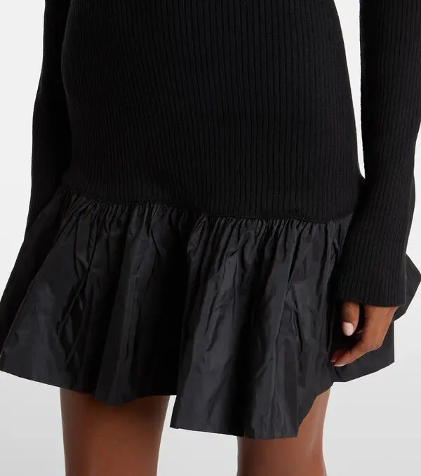 PATOU Ruffled Mini Dress