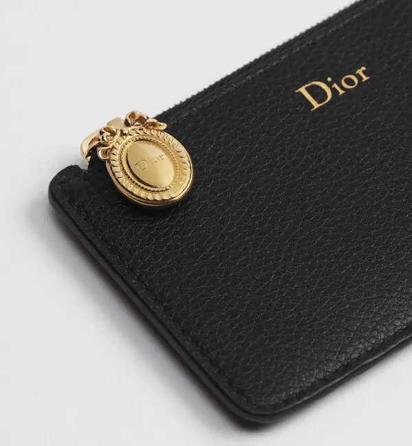Dior Médaillon Cosmos Zipped Card Holder