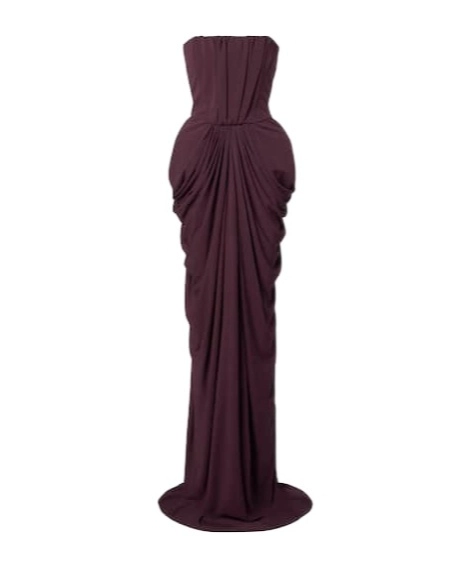 Stella McCartney Strapless Crêpe Jersey Gown