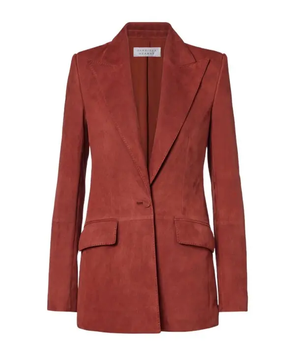 Gabriela Hearst Long-sleeved Suit Jacket - Red