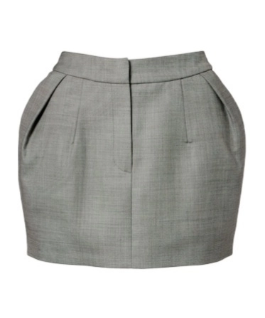 Magda Butrym Pleated Wool-blend Miniskirt