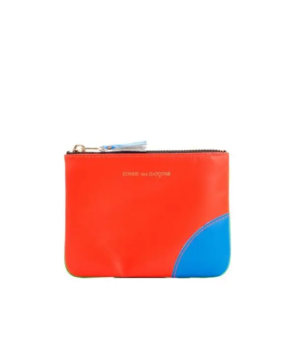 Comme Des Garçons Multicolor Logo Wallet