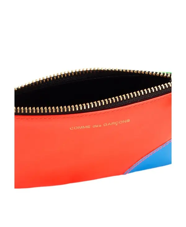 Comme Des Garçons Multicolor Logo Wallet