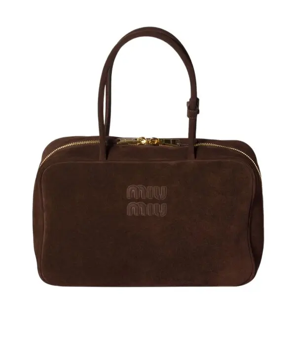 Miu Miu Beau Leather Bag - Black