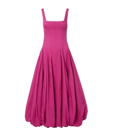 Simkhai Cotton-blend Midi Dress - Pink