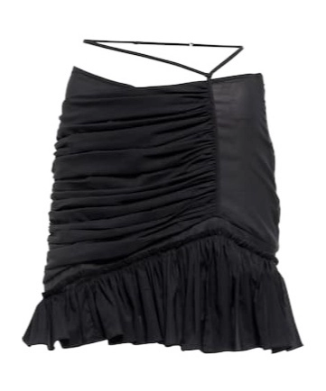NENSI DOJAKA Ruched Miniskirt - Black