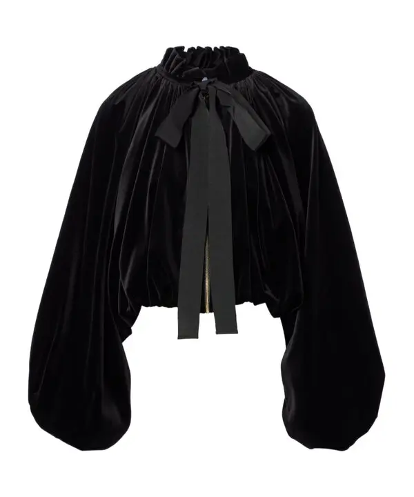 PATOU Bow Detail Casual Jacket