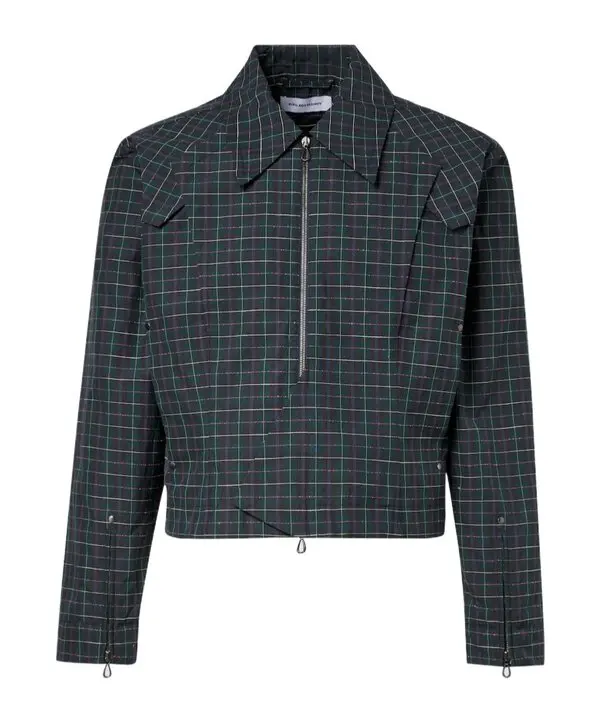KIKO KOSTADINOV Check Zip-up Casual Jacket