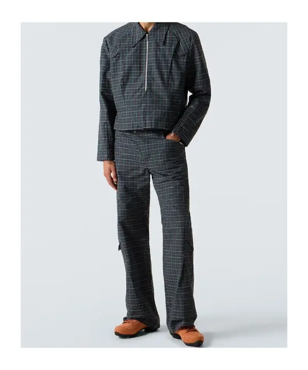 KIKO KOSTADINOV Check Zip-up Casual Jacket
