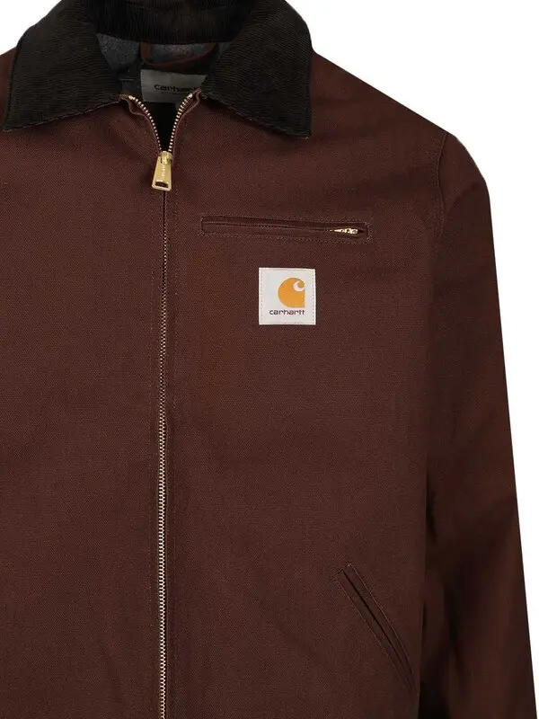 Carhartt Work In Progress Detroit Logo Patch Bomber Jacket