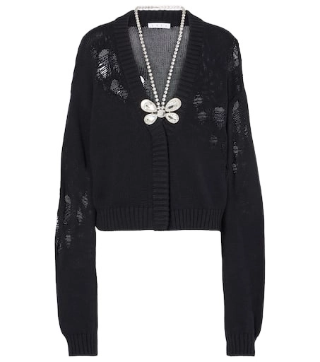 AREA Embellished Cardigan