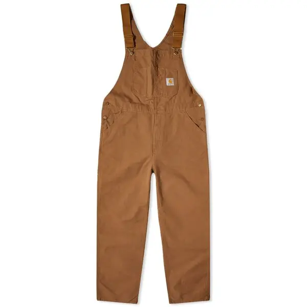 Carhartt Work In Progress Logo-patch Straight-leg Dungarees