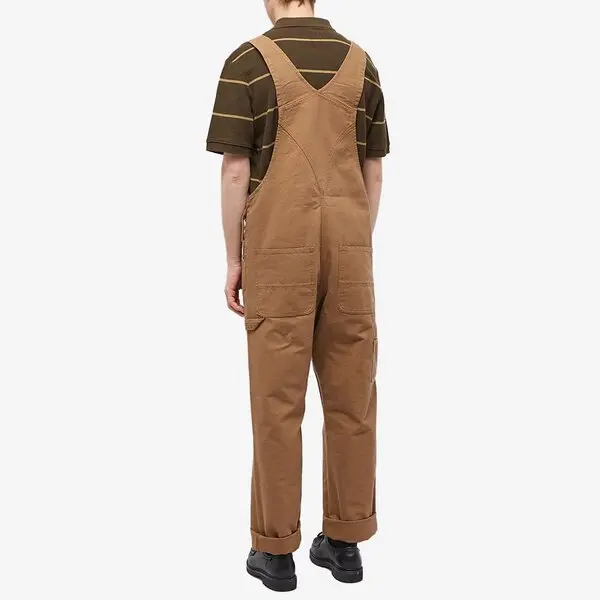 Carhartt Work In Progress Logo-patch Straight-leg Dungarees