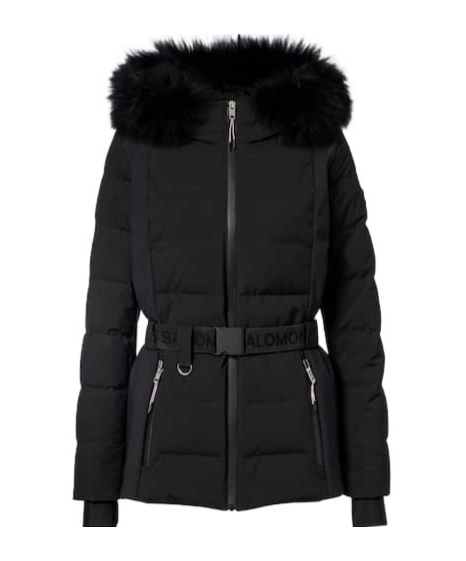 YVES SALOMON Solid-color Ski Jacket