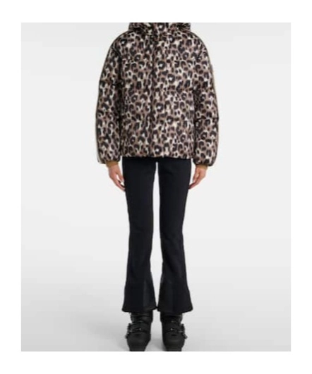 Fusalp Ada Leopard-print Down Ski Jacket