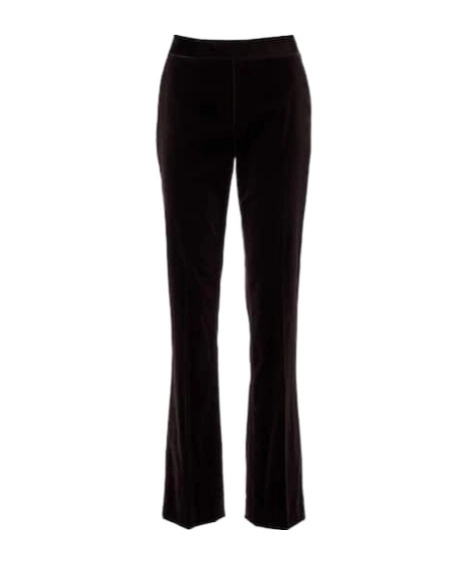 Ralph Lauren Cotton-blend Velvet Straight Leg Pants