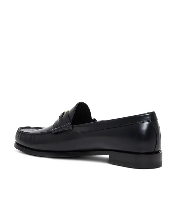 Celine Luco Triomphe Loafer In Polished Calfskin