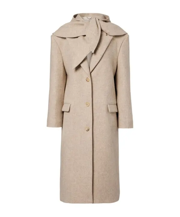 Magda Butrym Long-sleeved Coat - Beige