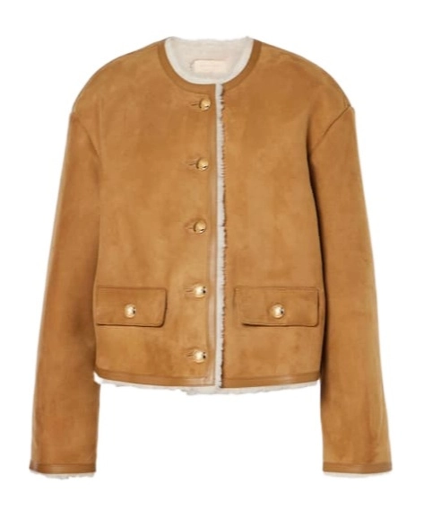 NILI LOTAN Suede Fur - Brown