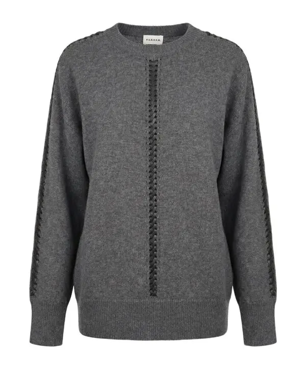 P.a.r.o.s.h Braided-detail Knit Sweater