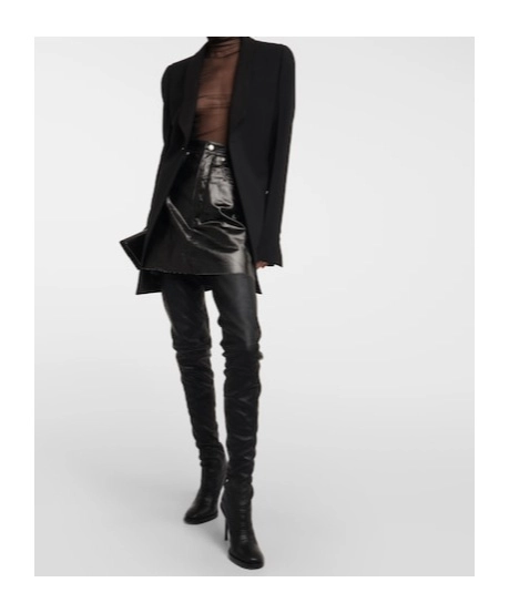 ANN DEMEULEMEESTER Adna Over-the-knee Leather Boots